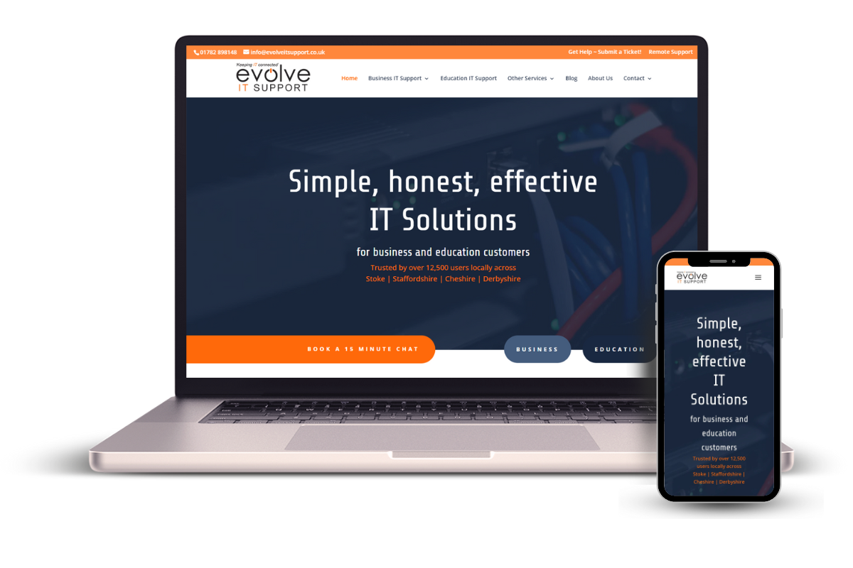 Evolve IT Support - Web Goddess Portfolio